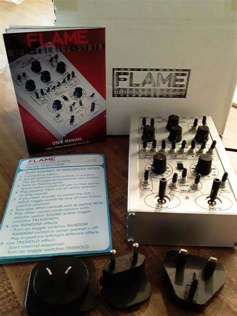 MATRIXSYNTH FLAME Midi Talking Synthesizer W Joysticks