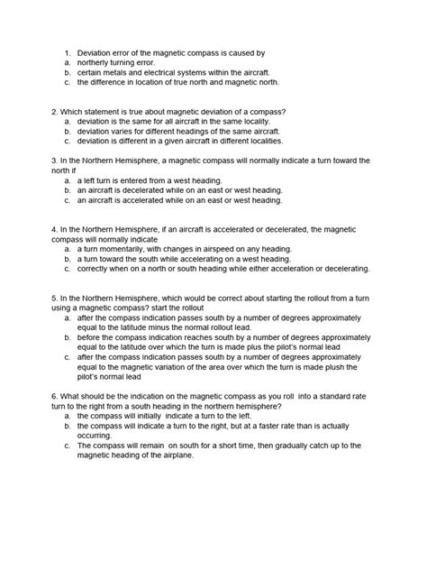 Magnectic Compass2 0 Pdf Compass Navigation