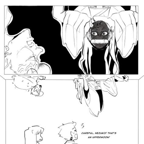 Unhinged Nezuko Can Turn Her Head 180 Degree And Clings On Ceilings Too She Enjoys Some Warm