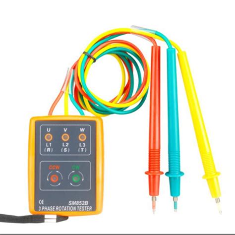 Sm852b Phase Sequence Tester Indicator 3 Phase Rot Vicedeal