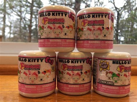 Hello Kitty Fashems Mashems Blind Bag Lot Of 5 Sealed Series 2 1816540337