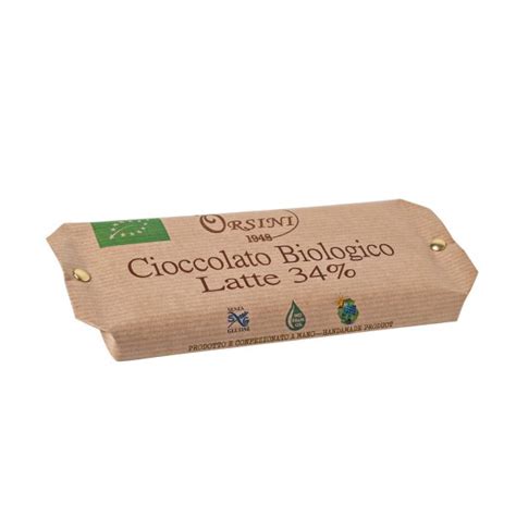 Bio Tavoletta Di Cioccolato Latte Gr Cioccolato Orsini