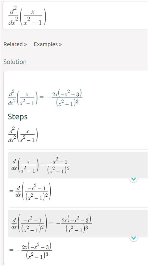 [university Calculus 1] How Is This Second Derivative Calculated Shouldnt The Bottom Be To