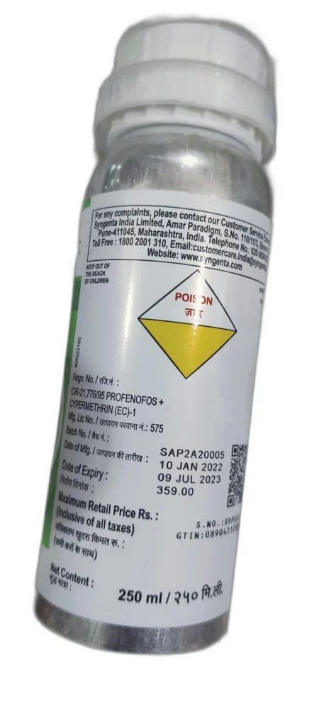 Syngenta Polytrin C 44ec Insecticide 250ml At ₹ 650kg In Khargone