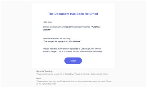 Check And Return How To Revise The Document If The Task Is Returned
