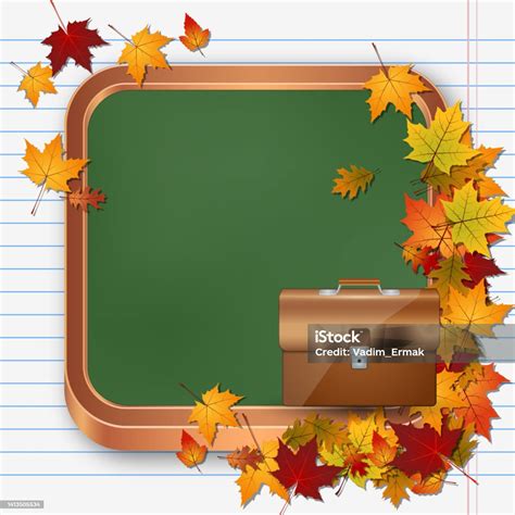 학교로 돌아가기 교육 가을 스타일 벡터 일러스트 레이 션 0명에 대한 스톡 벡터 아트 및 기타 이미지 0명 10월 9월