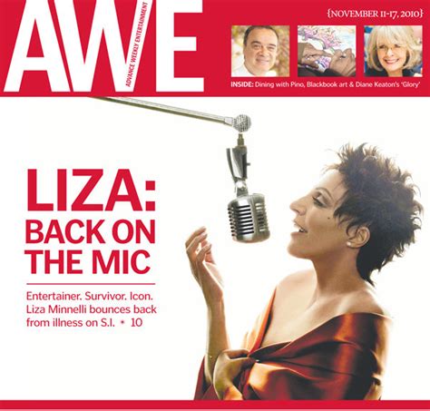 Liza Minnelli To Bounce Back From Illness Saturday At Staten Island
