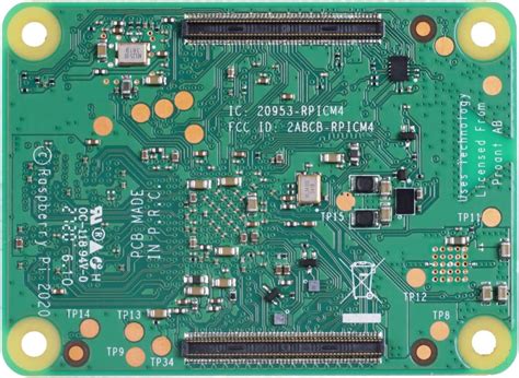 cm4108032 raspberry pi cm4 8gb ram 32gb emmc 2 4 5 0ghz wi fi and blue