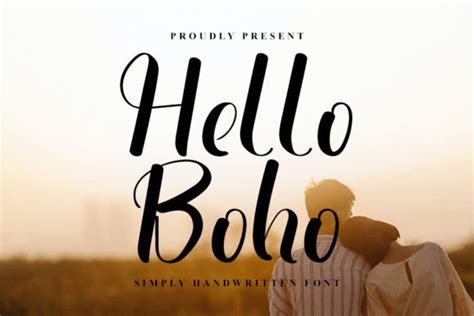 Hello Boho Font Font Canyon
