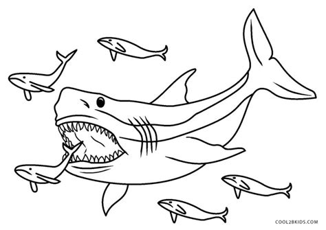 Desenhos de Tubarão para colorir Páginas para impressão grátis