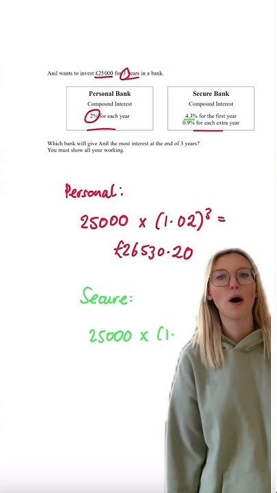 Gcse Maths Compound Interest Gcse Gcsemaths Maths Revision Exams