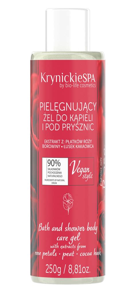 Krynickie Spa Krynickie Spa by Bio life Cosmetics Żel do kąpieli i pod prysznic Róża cena
