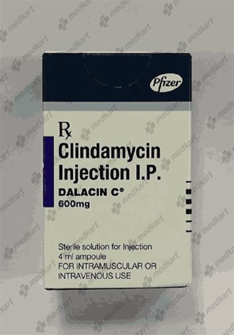 Dalacin C 600mg Vial Injection Price Uses Side Effects And Substitutes
