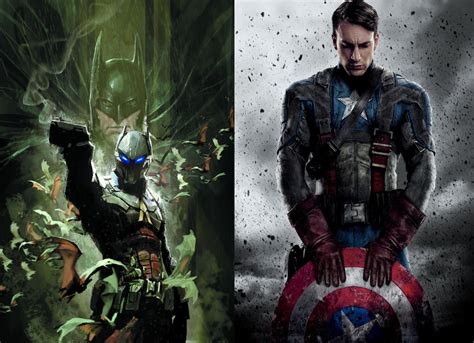Battle Of The Week Mcu Captain America Vs Arkham Batman Battles