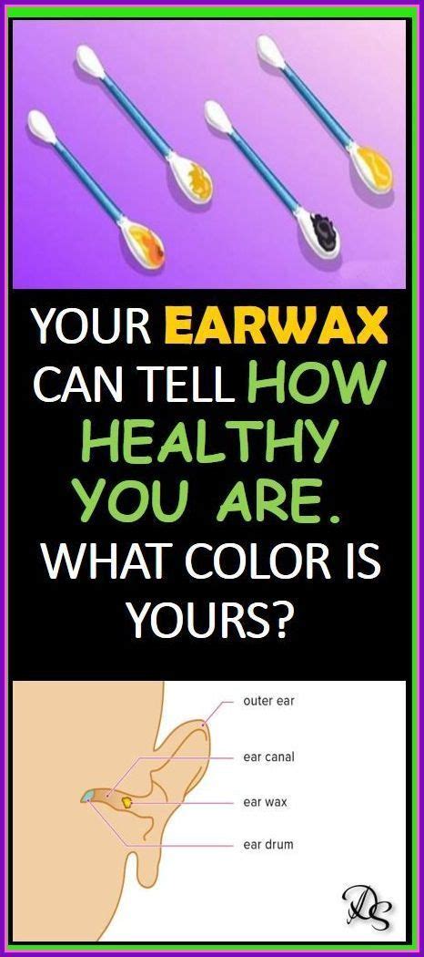 Your Earwax Can Tell How Healthy You Are What Color Is Yours Outer