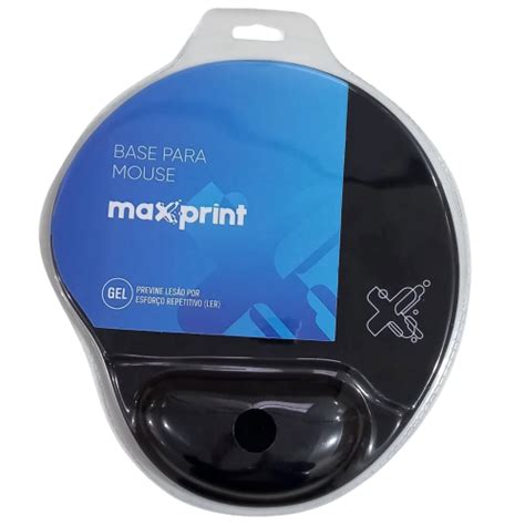 BASE P MOUSE C APOIO EM GEL PT MAXPRINT TudoOffice