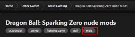 Dragon Ball Sparking Zero Nude Mods Page 23 Adult Gaming Loverslab
