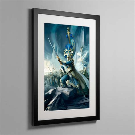 Lumineth Realm Lords Cover Art Print Age Of Sigmar Collectible