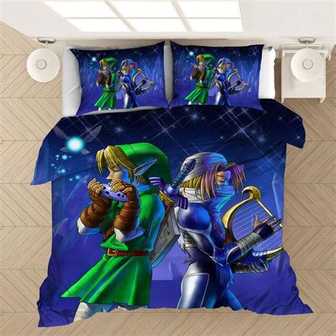 Housse De Couette Zelda Ocarina Of Time Zelda Shopping