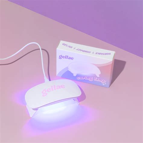Uv Lamp And Accessories Diy Semicured Gel Nail Sticker Kit Gellae Gellae