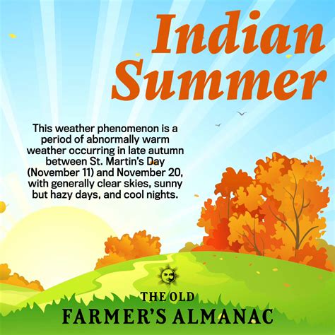 Indian Summer Meaning What Is An Indian Summer Or Second Summer