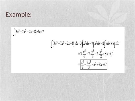 Ppt Antiderivatives Basic Substitution Bounded Powerpoint Presentation Id 5458344