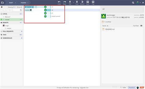git 图形化工具 gitkraken 的使用 —— 分支的创建与合并 gitkarken 进行分支合并 csdn博客