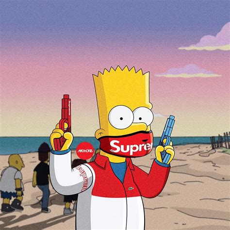 Hood Bart Simpson Supreme Top Hood Bart Simpson [1080x1080] For Your