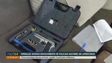 Meio Dia Paraná Ponta Grossa Policiais são presos suspeitos de