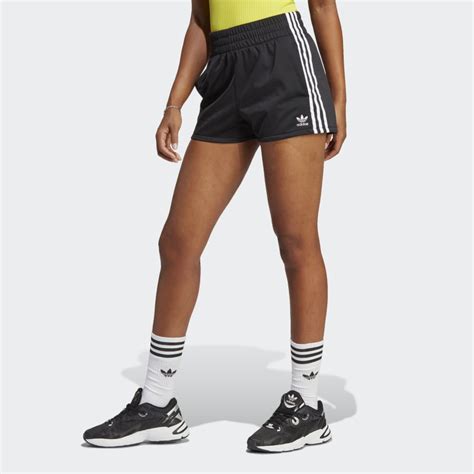 Adidas Adicolor 3 Stripes Shorts Black Adidas Australia