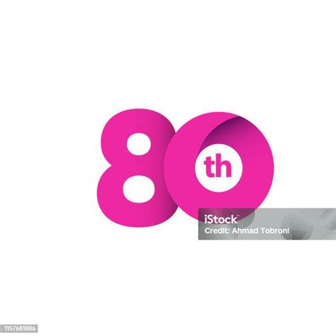 80 주년 기념 벡터 템플릿 디자인 일러스트 0명에 대한 스톡 벡터 아트 및 기타 이미지 0명 금 금속 기념일 Istock