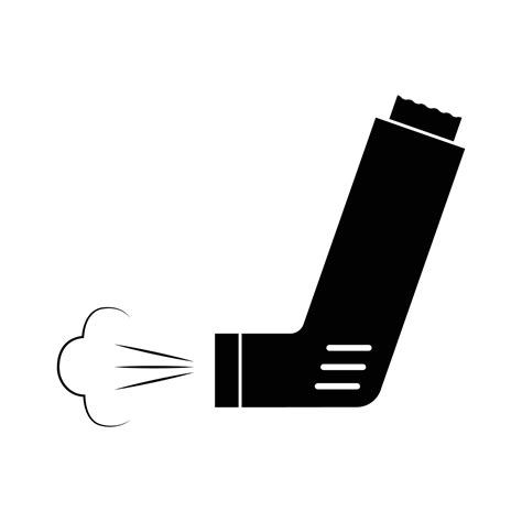 Inhaler Icon Vector 17091380 Vector Art At Vecteezy