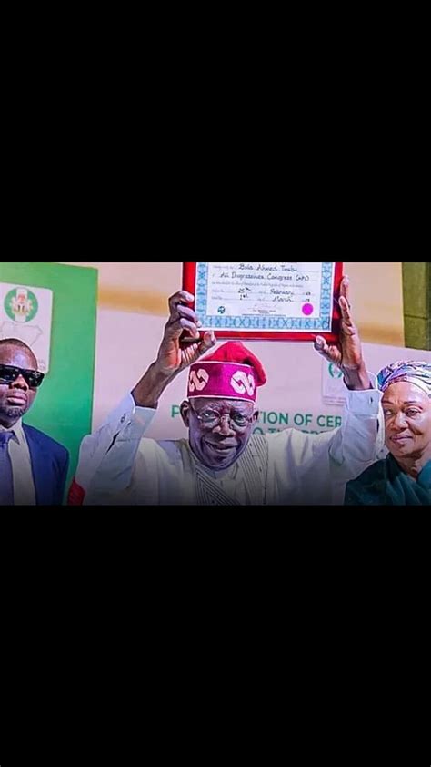 Inecs Certificate Of Return Is Like World Cup Trophy To Me — President