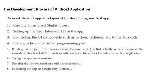 Mobile Application Development Components And Layouts Pptx