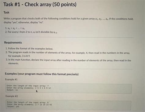 Solved Write A Program That Checks Both Of The Following
