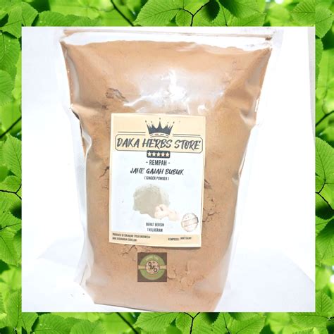 Jual Jahe Bubuk 1 Kg Shopee Indonesia