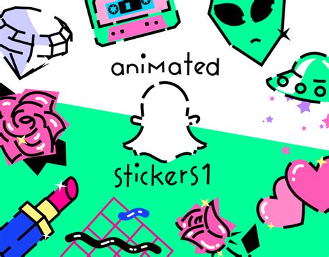 Snapchat Animated Stickers Part 1 Animation Stickers Snapchat