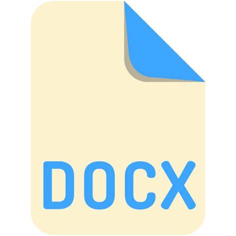 Docx Extension File Name Icon Free Download