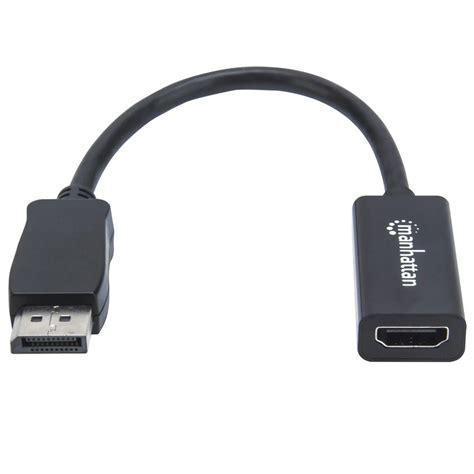 Manhattan Cv187 Adapter Passive Display Port To Hdmi 1080p Cable