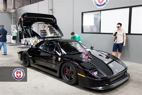 More Pics Of Ferrari F40 On HRE By Gas Monkey Garage Fast N Loud