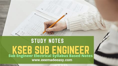 KSEB Sub Engineer Civil Syllabus 2022 Sub Engineer Civil KSEB Syllabus