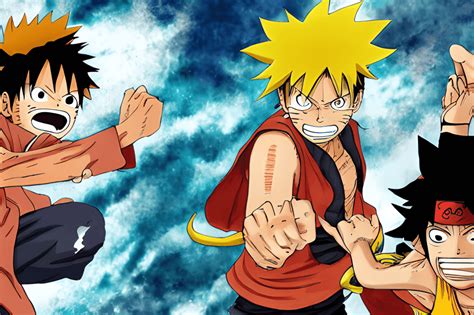 Luffy Vs Naruto Graphic · Creative Fabrica
