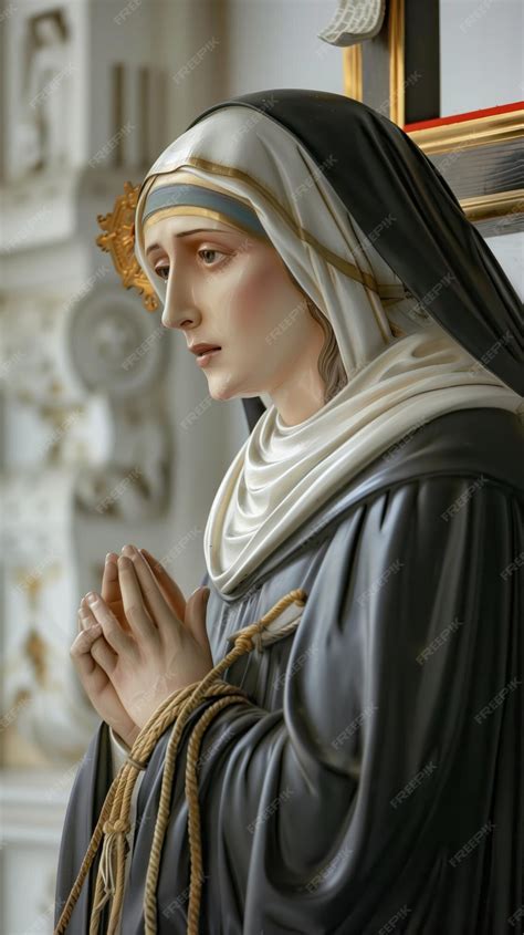 Aigenerated Image Of Saint Rita Of Cascia Patroness Of Impossible