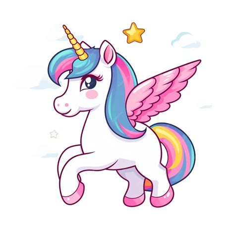 Premium Vector Cartoon Unicorn Vector Design