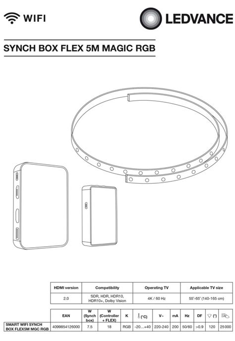 Montageanleitung Für Ledvance Tv Backlight Hdmi Synch Box Toplampe De