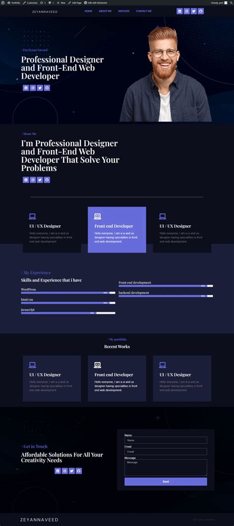 Zeyan Naveed On Linkedin Elementor Wordpress
