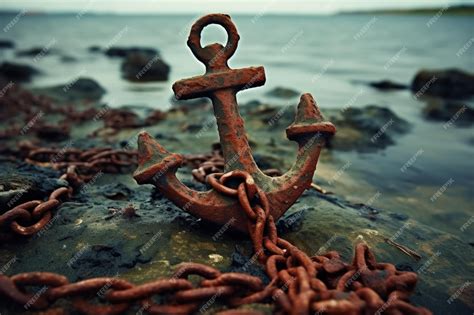 Premium Photo Rusted Anchor On The Ship
