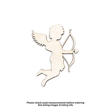Cupid Blank Wood Cutout Valentine Decor Desire And Love Laser Cut