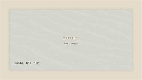 Fome Knut Hamsun