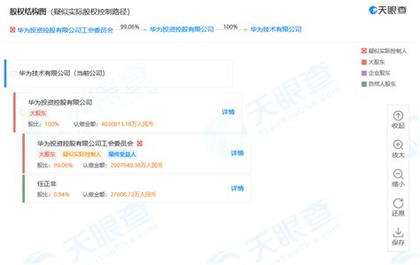 华为技术有限公司注册资本新增1亿人民币凤凰网